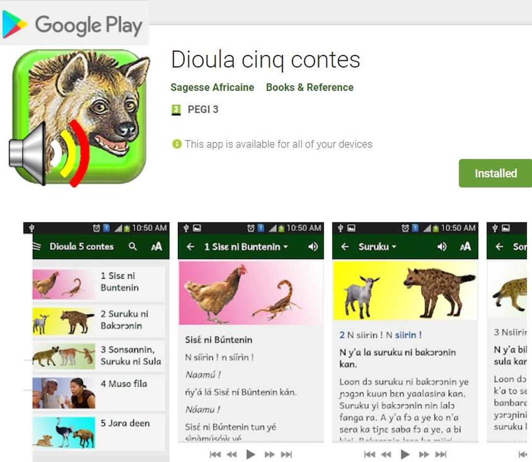 Applis en dioula | Mooré Burkina Faso